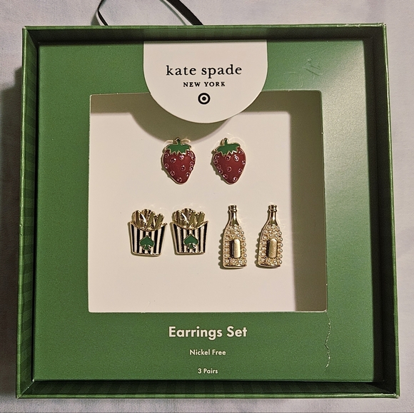 kate spade | Jewelry | Kate Spade X Target Limited Edition Earrings Set ...
